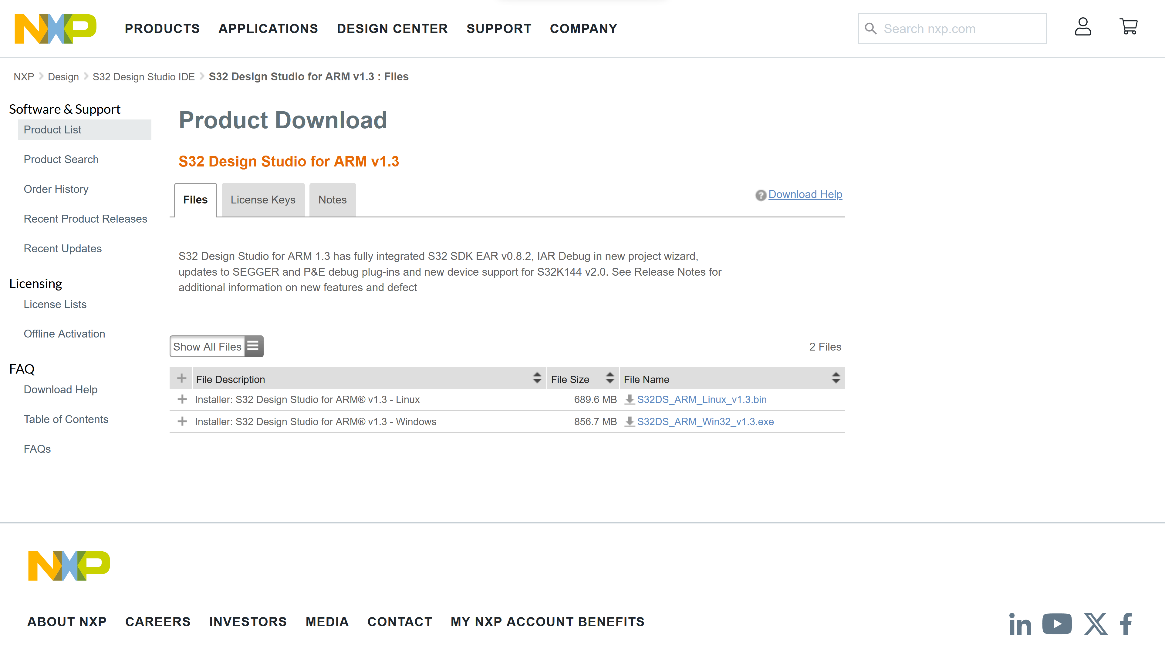 NXP S32 Design Studio Developer Environment Setup